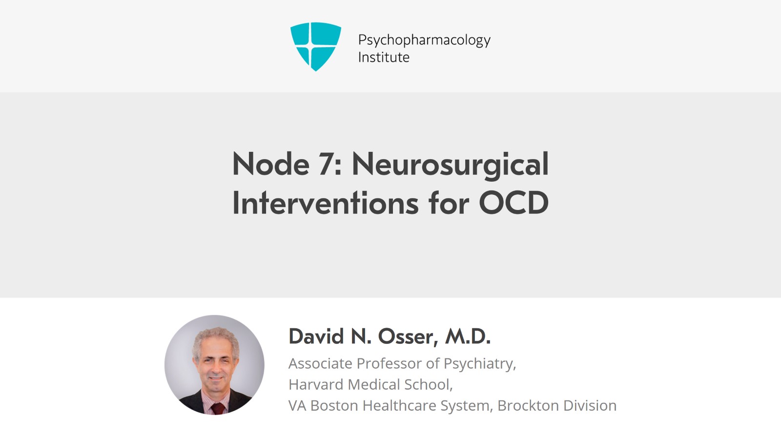 Psychopharmacology Institute